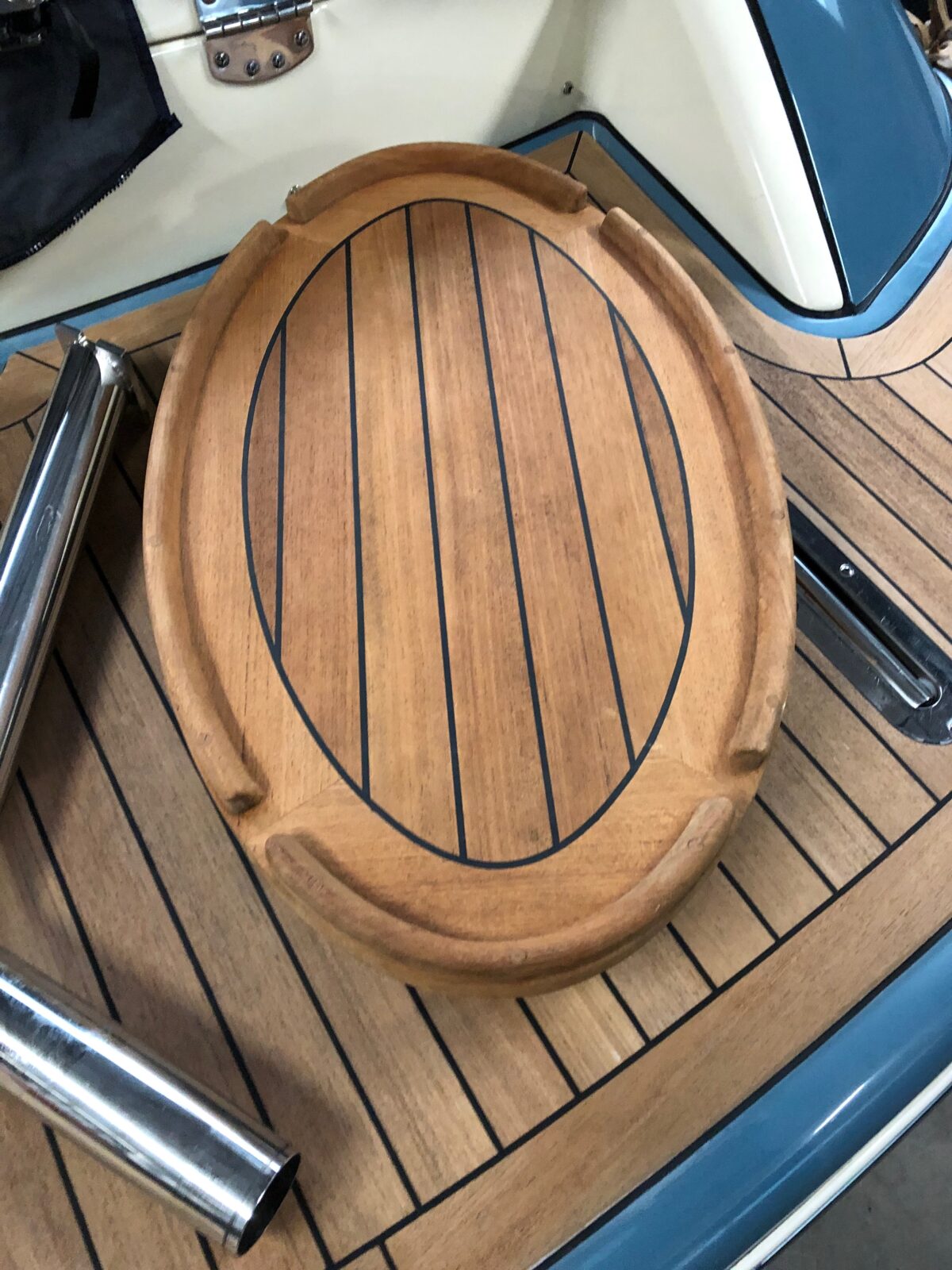 Teak Cockpit table - Exclusive Sportsboats Maaseik